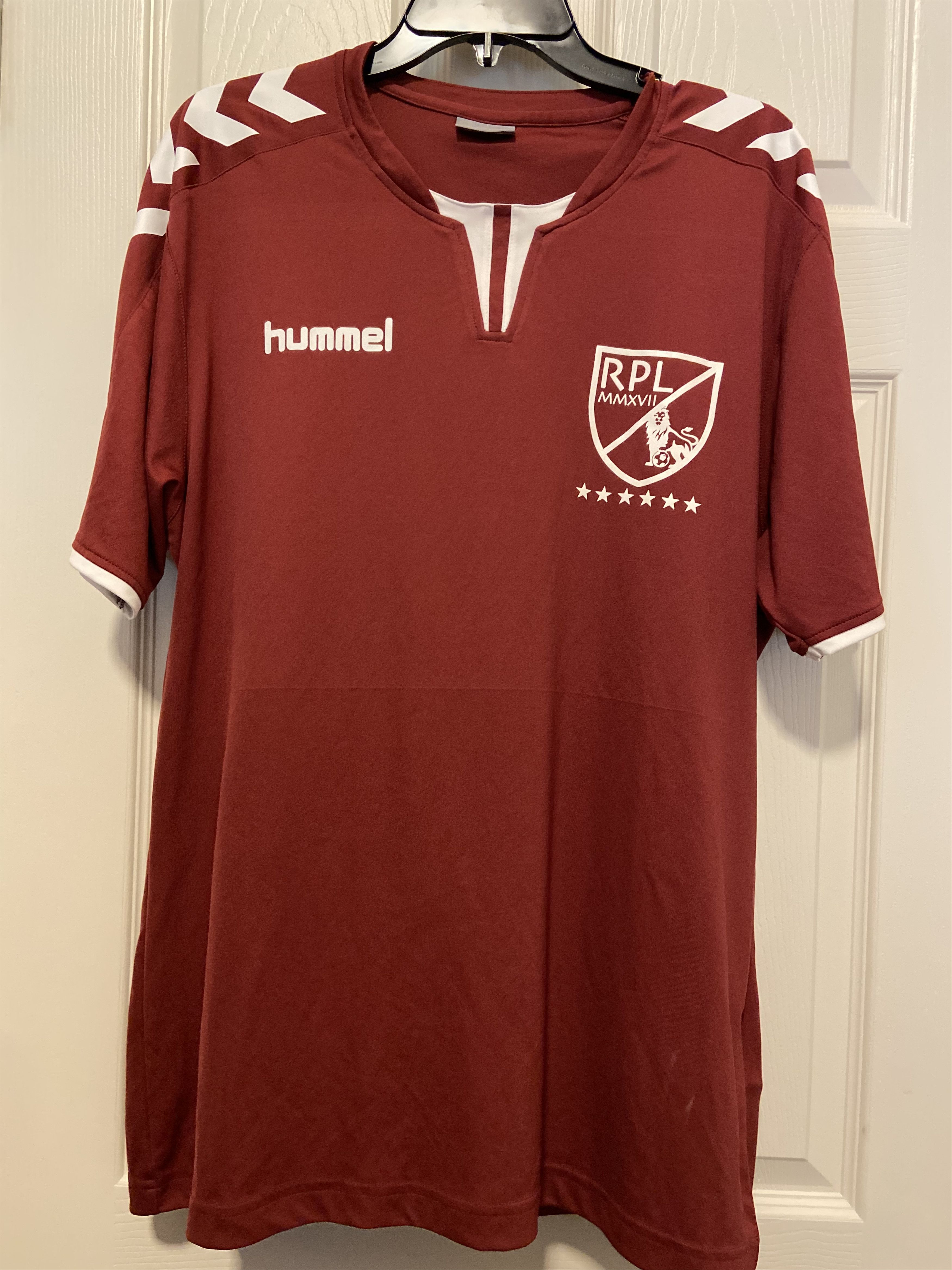 Hummel Hummel RPL MMXVII Logo Soccer Jersey X-Large - Pre-Owned | Grailed