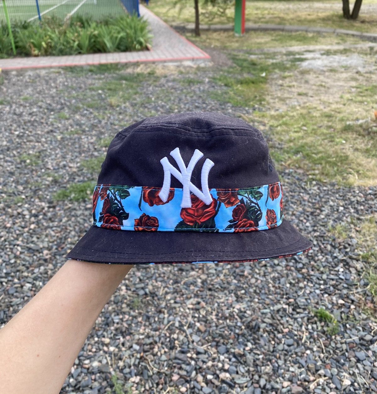 Vintage VINTAGE NEW YORK YANKEES BUCKET CAP | Grailed