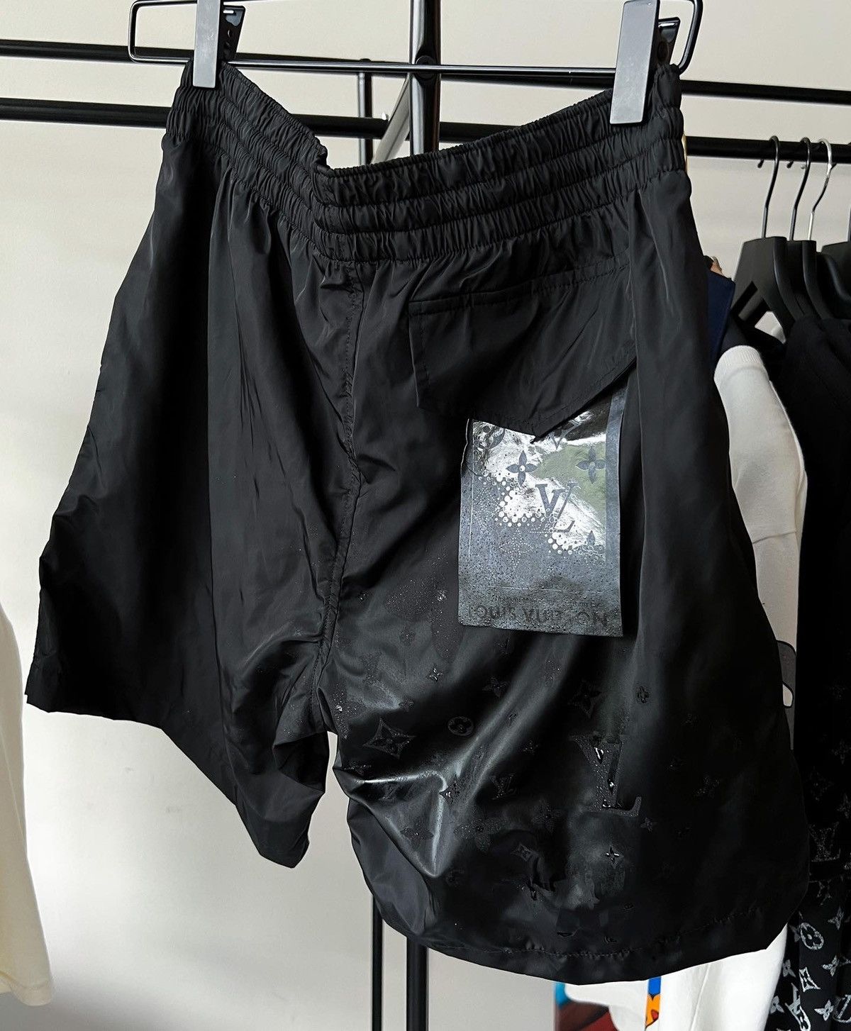 Louis Vuitton LV water activated monogram logo shorts | Grailed