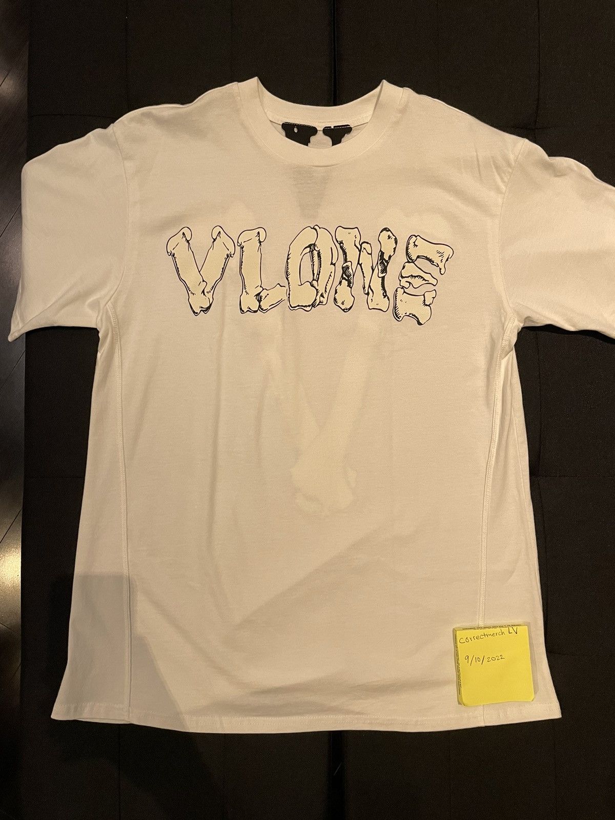 Vlone Vlone Bones Tee White Medium M Brand New | Grailed