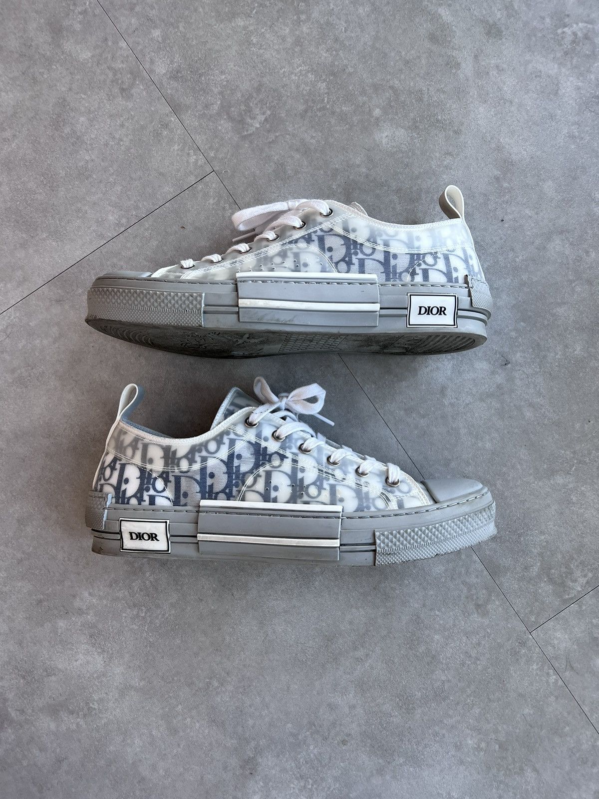 Dior Dior Navy B23 Low Top Sneakers | Grailed