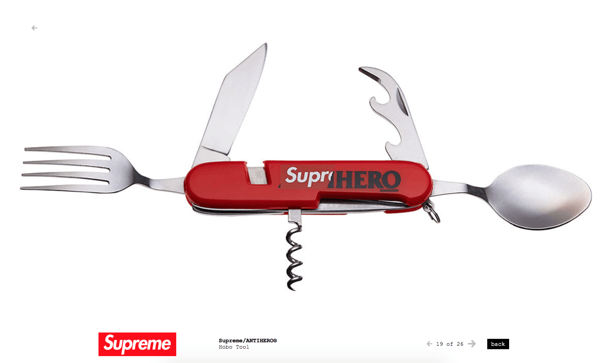 Antihero Supreme anti-hero Hobo tool (2014) | Grailed