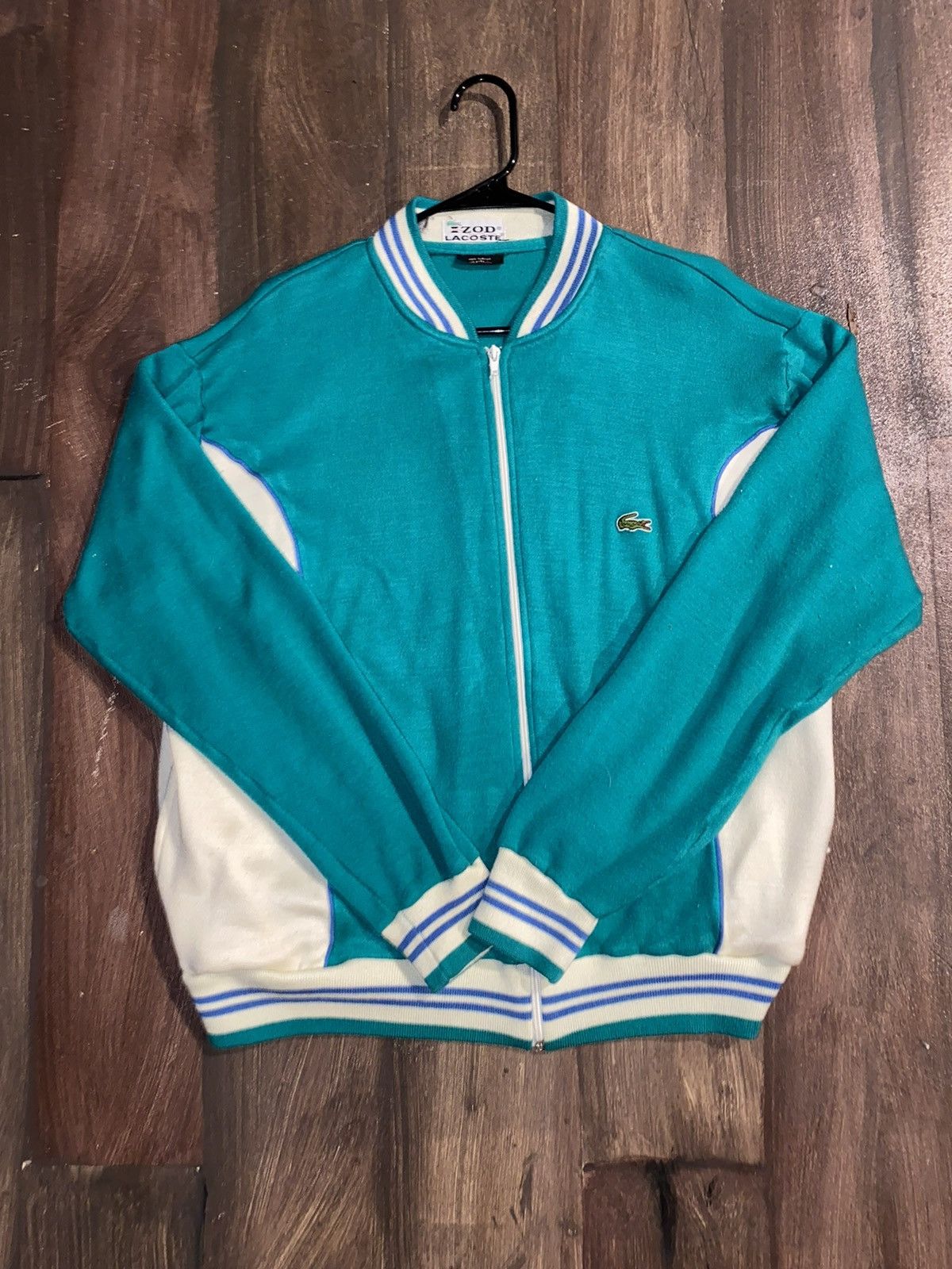 Izod × Lacoste × Vintage Vintage Lacoste x Izod Zip track jacket retro ...