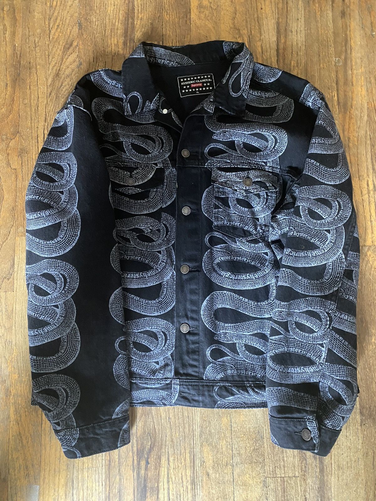 Supreme Snake Trucker Jacket | Grailed