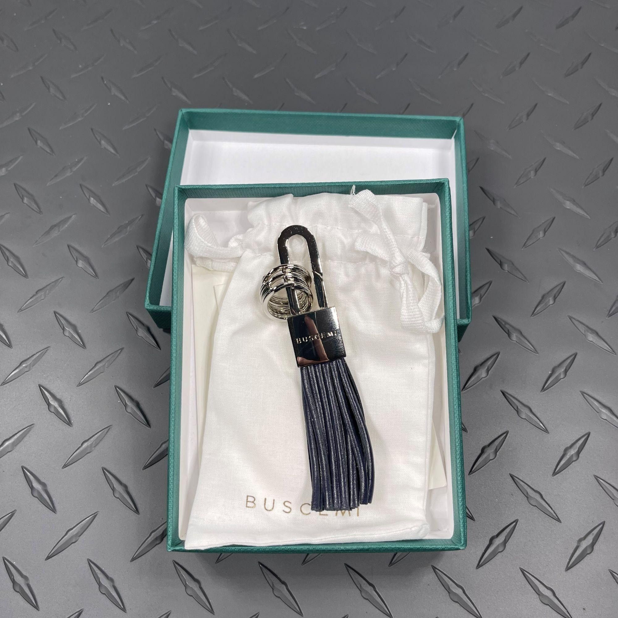 Buscemi Buscemi Lock Keyholder Oceano Leather | Grailed