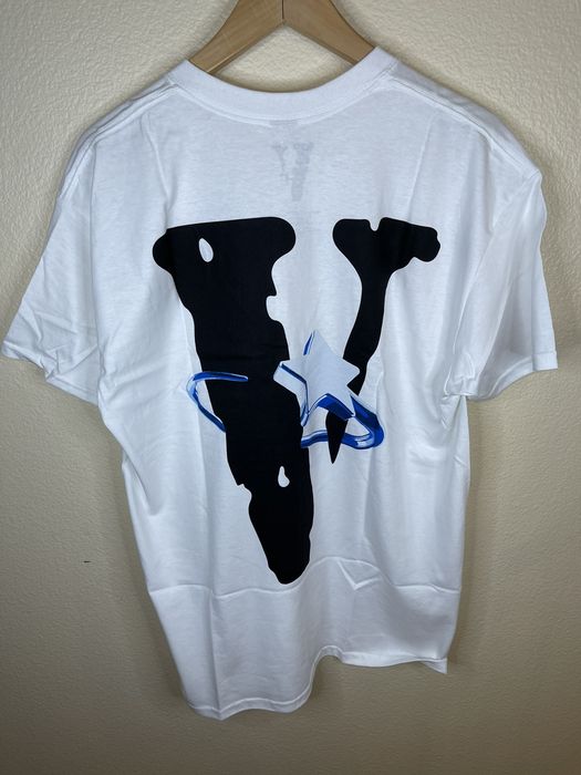 Vlone Vlone Pop Smoke Halo White T-Shirt Large | Grailed