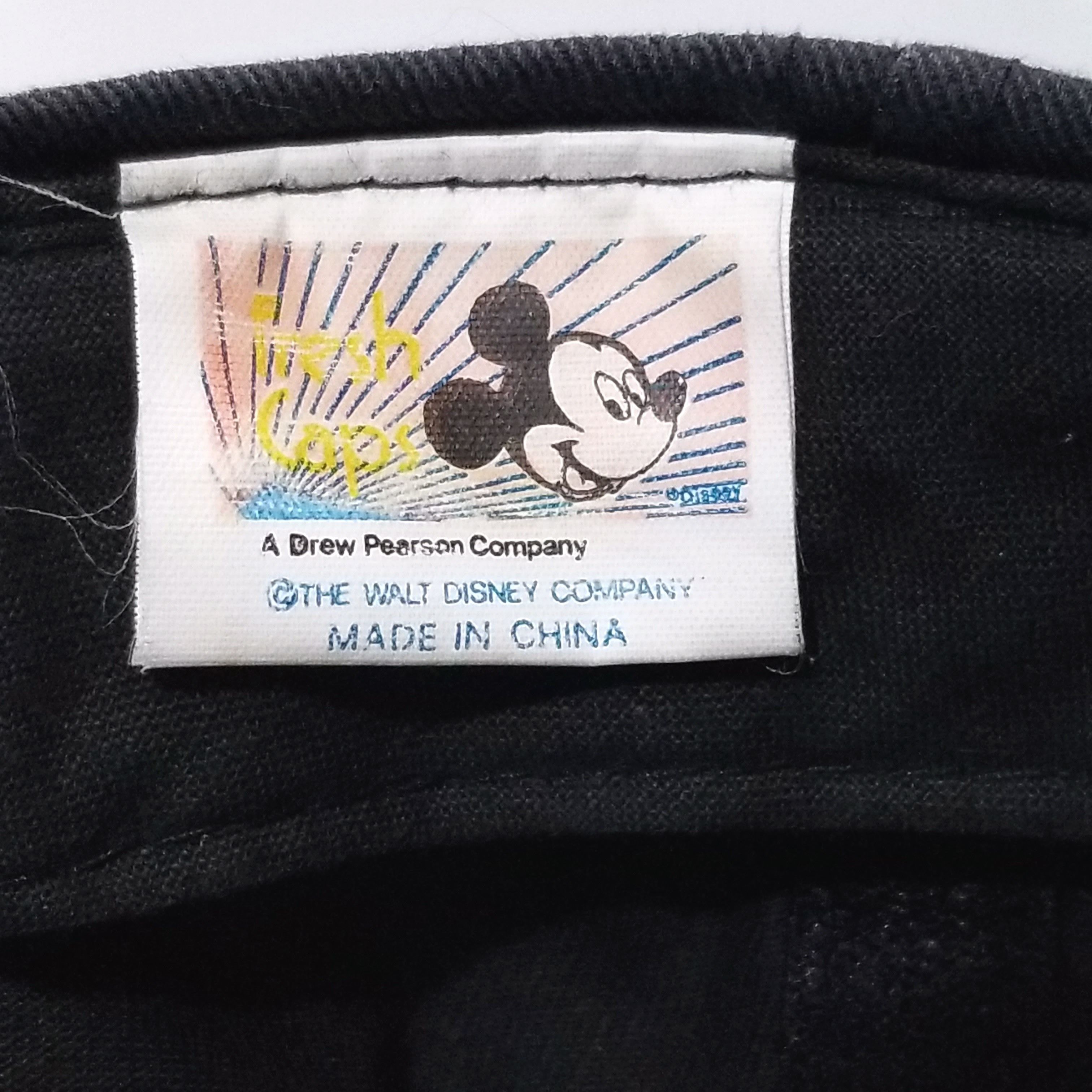 Disney × Vintage Vintage Mickey Mouse Disney Logo Snapback Cap Hat Teal ...