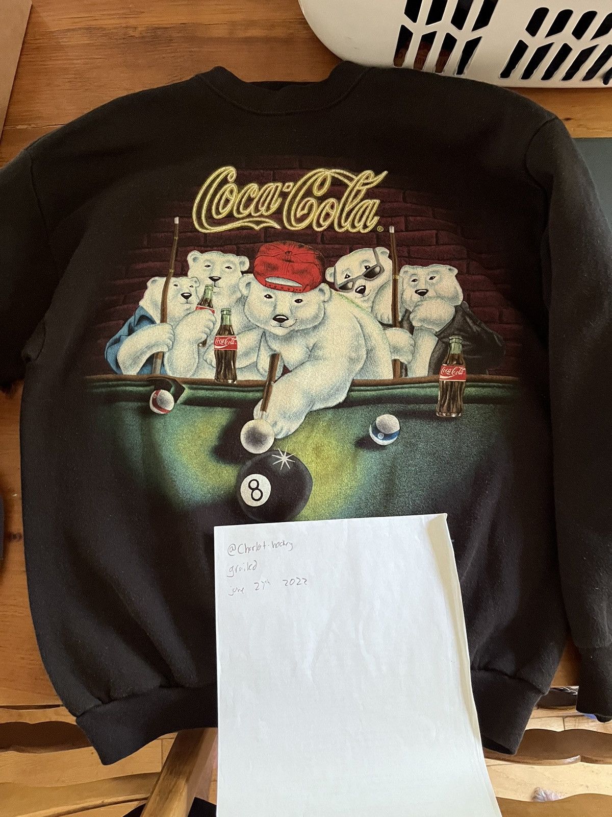 Coca Cola Vintage 1980/1990’s Coca Cola sweat | Grailed