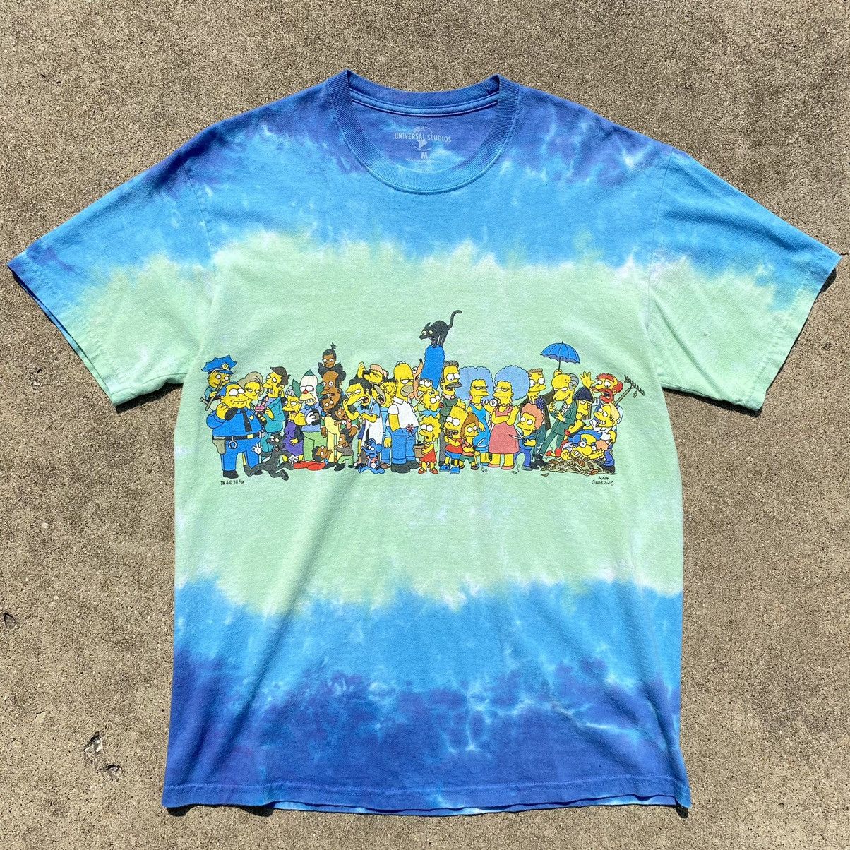 The Simpsons × Universal Studios The Simpsons tie dye tee | Grailed