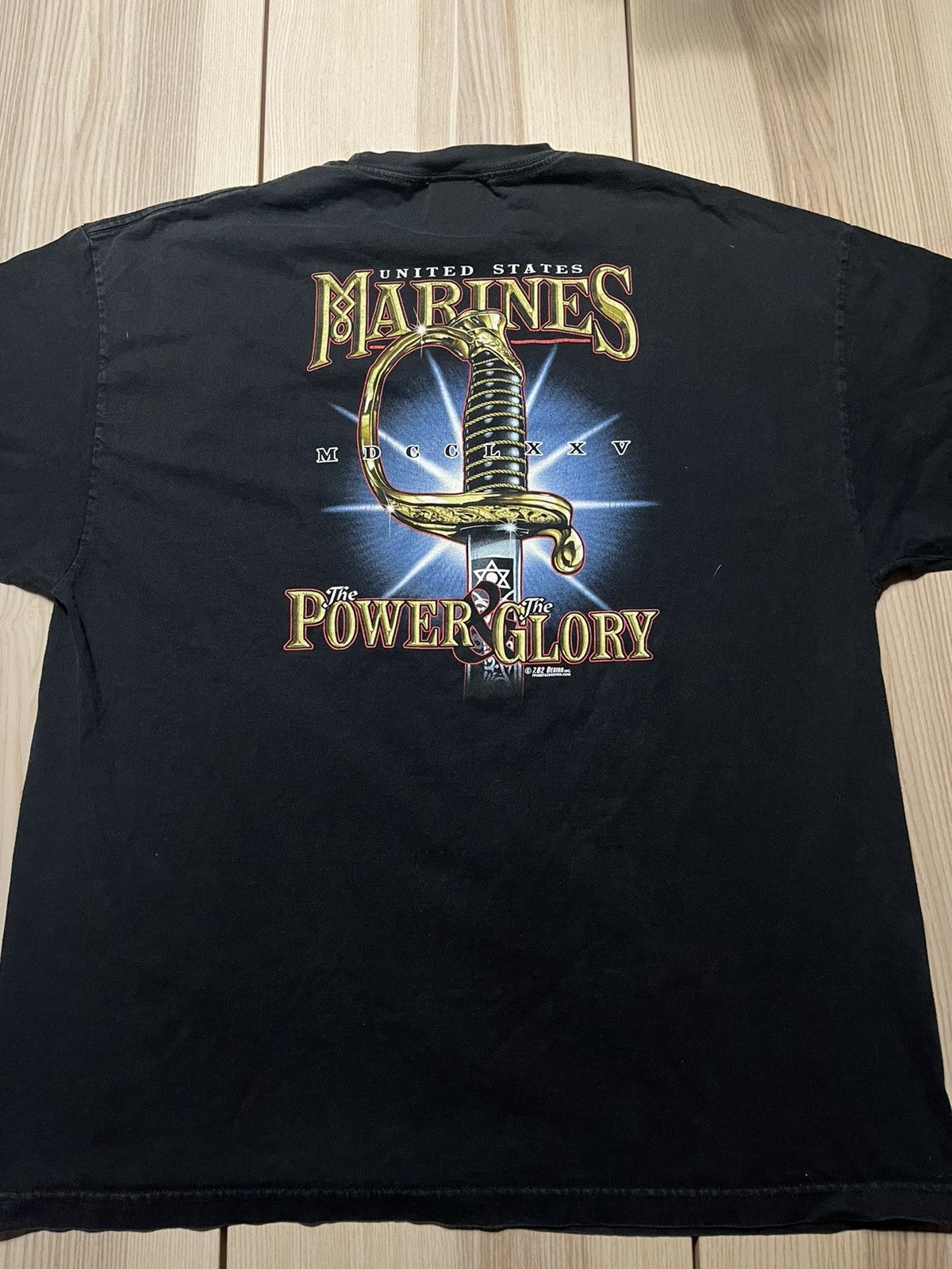 Made In Usa × Vintage Vintage USMC Marines The Power & Glory Shirt ...