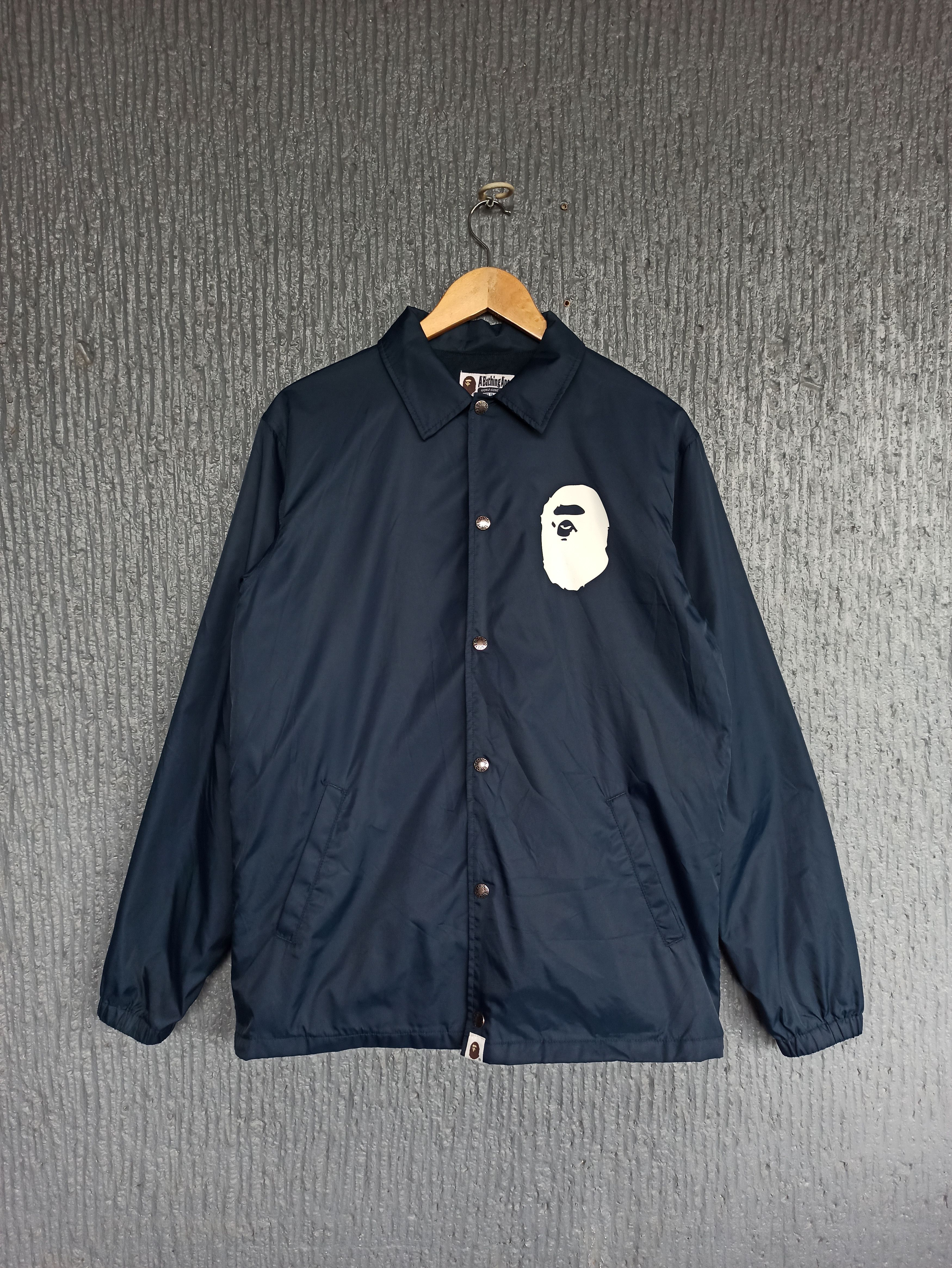 Bape Bape Chest Logo Coach Jacket | Grailed