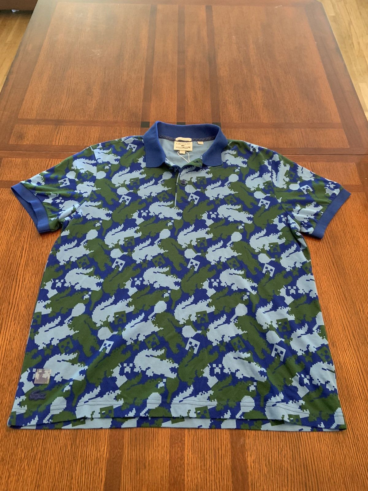 Lacoste LACOSTE X MINECRAFT POLO (yes you read that right) | Grailed