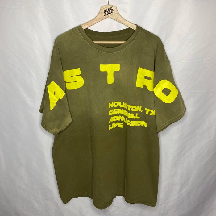 Travis Scott Cactus Jack Live Houston Astroworld Hip Hop Tour Merch Tee ...