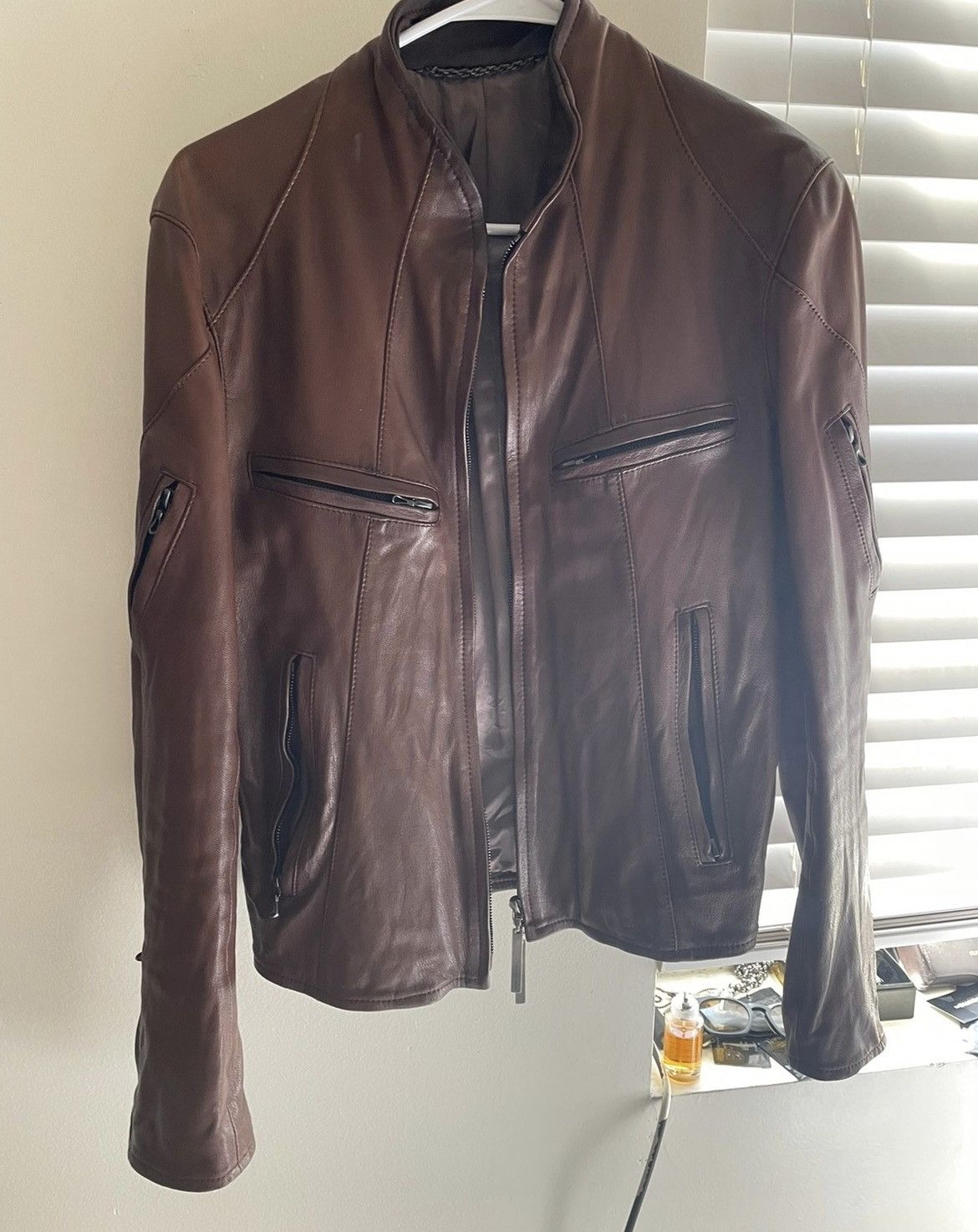 The Viridi-anne Goatskin Leather Jacket | Grailed