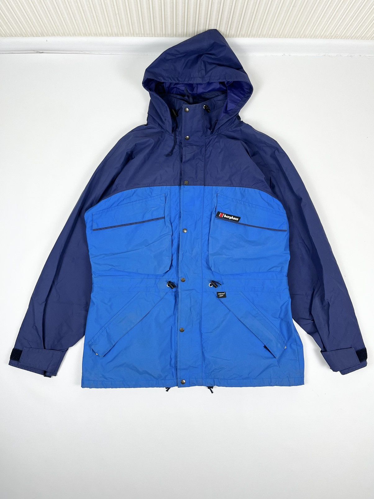 Vintage Berghaus Gore-Tex 90s Vintage Blue Jacket | Grailed