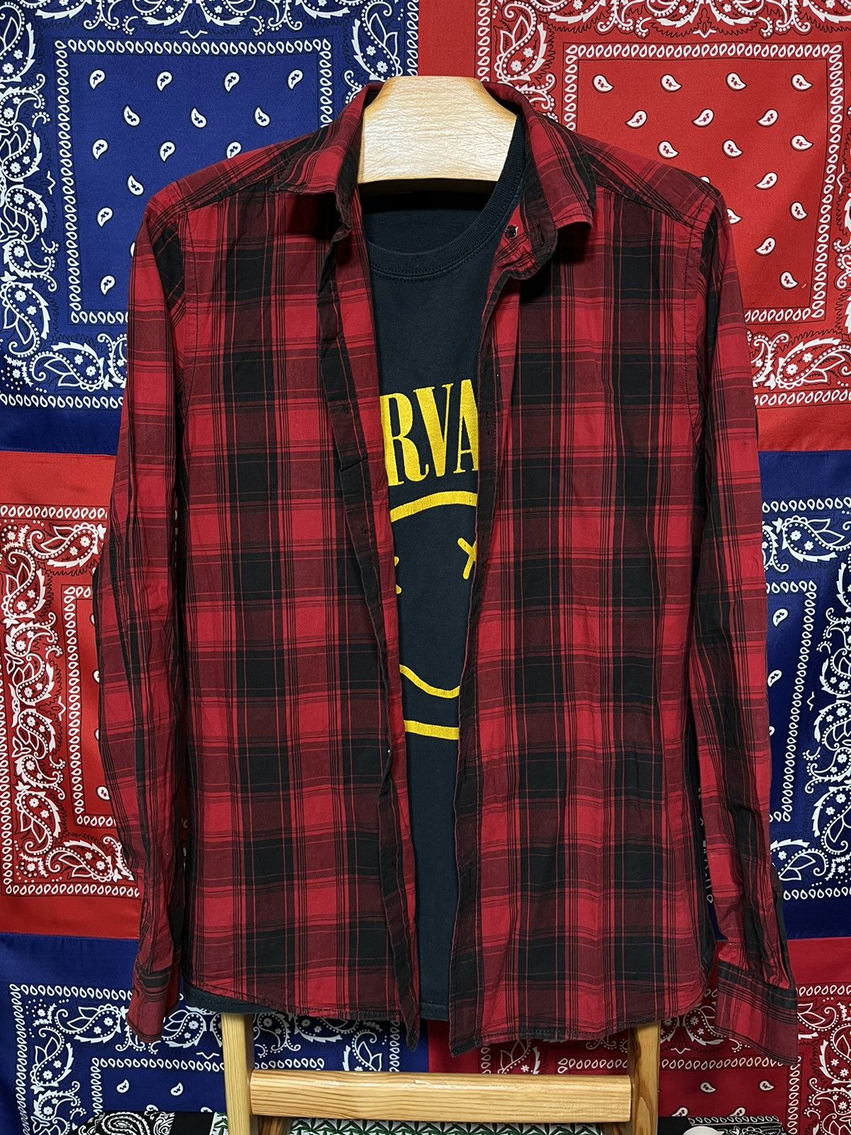 Flannel × Playboi Carti × Vintage Vintage plaid flannel shirt ...