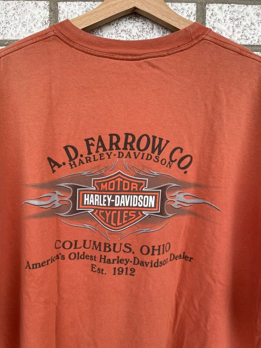 Vintage Vintage Harley Davidson A D Farrow Columbus Ohio Oldest Shop ...