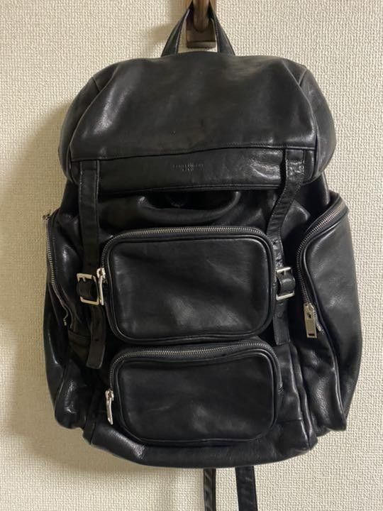 Hedi Slimane × Saint Laurent Paris all leather backpack saint laurent ...
