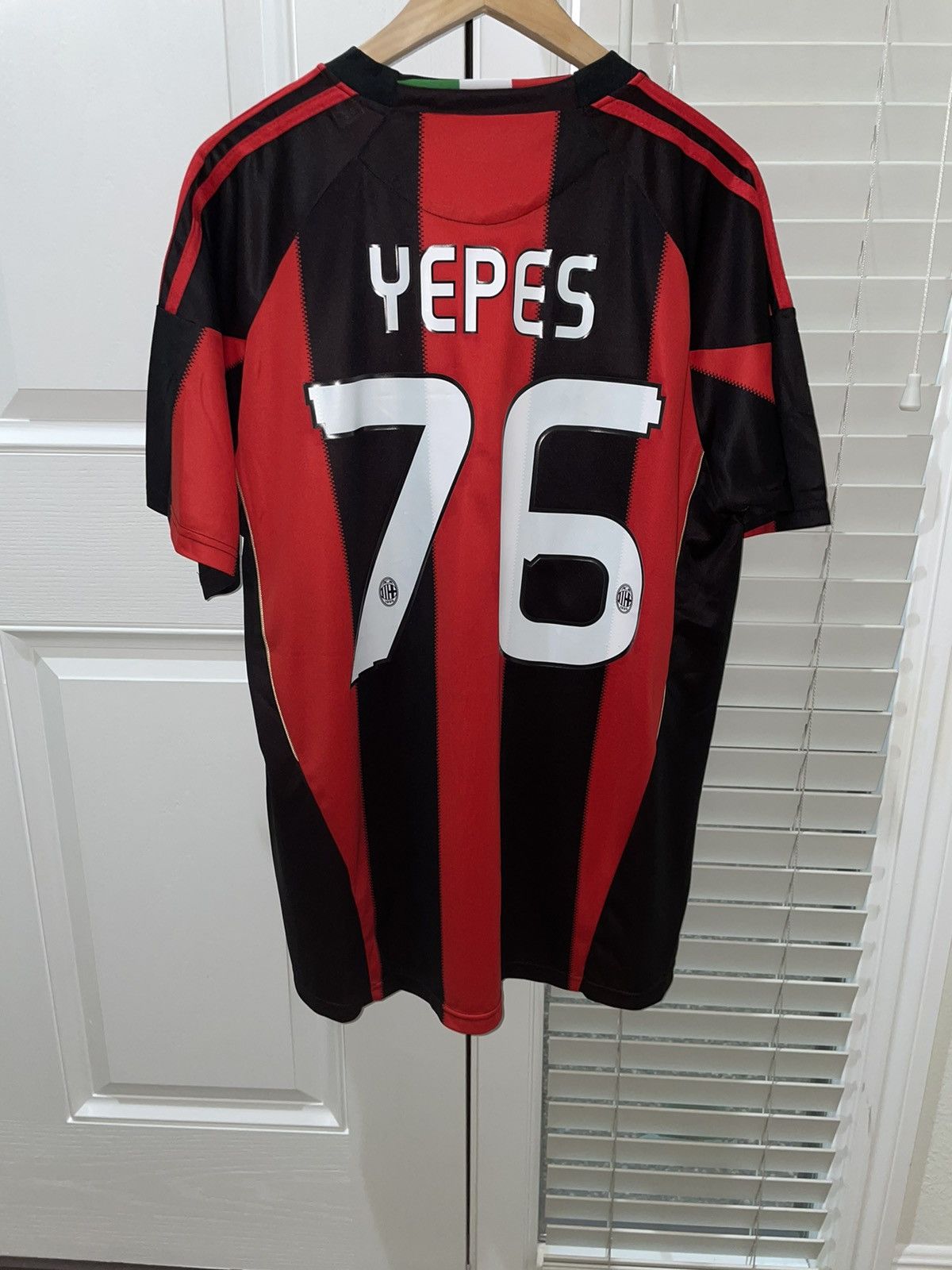 Adidas 2010-11 AC Milan Mario Yepes Soccer Jersey | Grailed