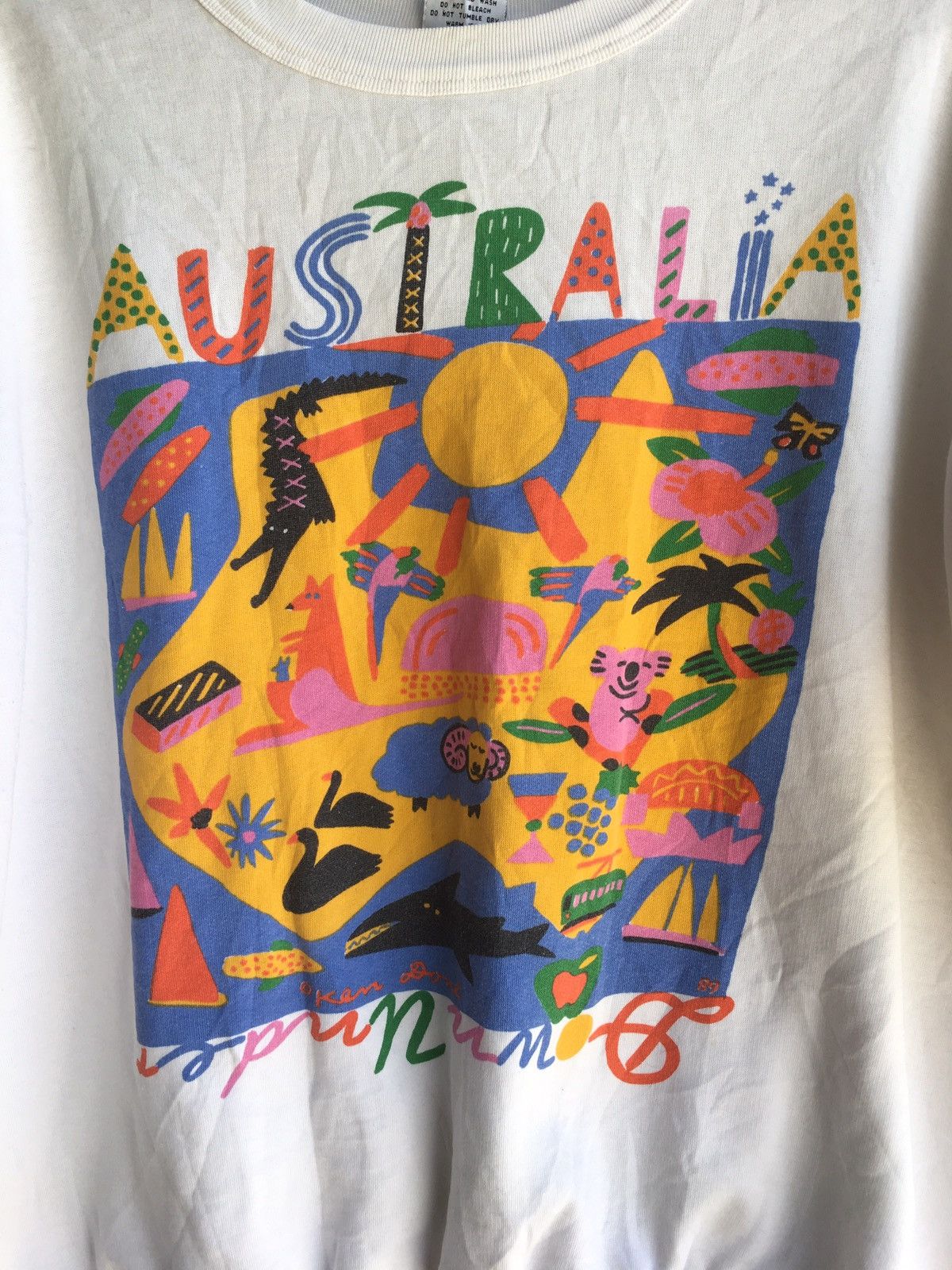 Keith Haring × Mambo Power of rare Vintage 80s KEN DONE famous pop art ...