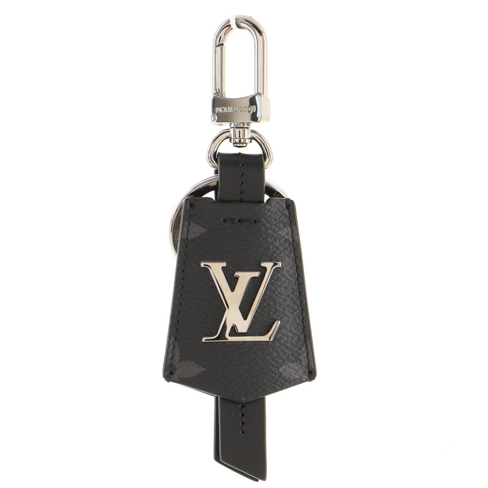 Louis Vuitton LV Clochette Bag Charm and Key Holder Monogram Eclipse ...