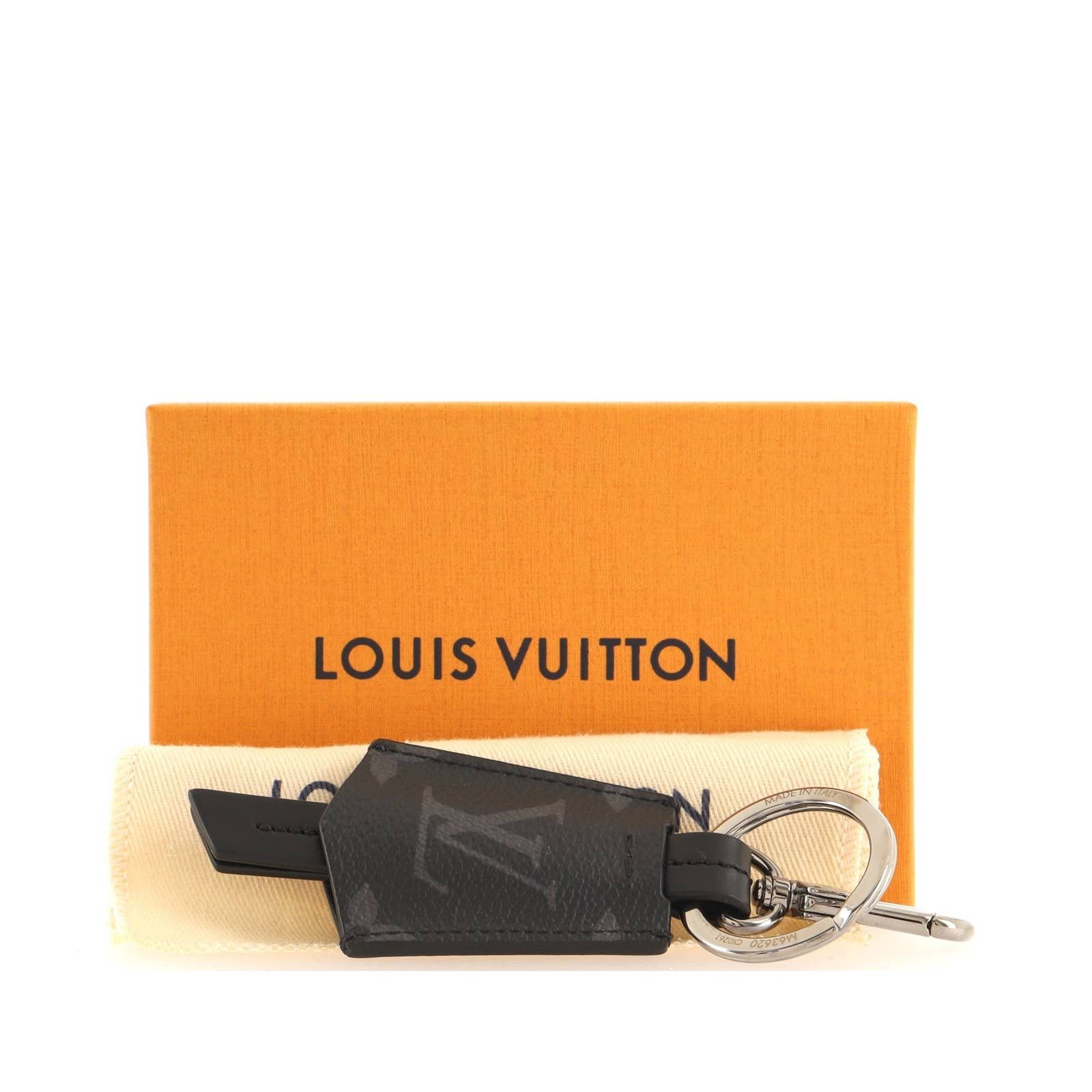 Louis Vuitton LV Clochette Bag Charm and Key Holder Monogram Eclipse ...