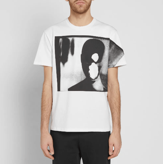 Raf Simons Raf Simons - S/S 18 - Abstract Head Tee | Grailed