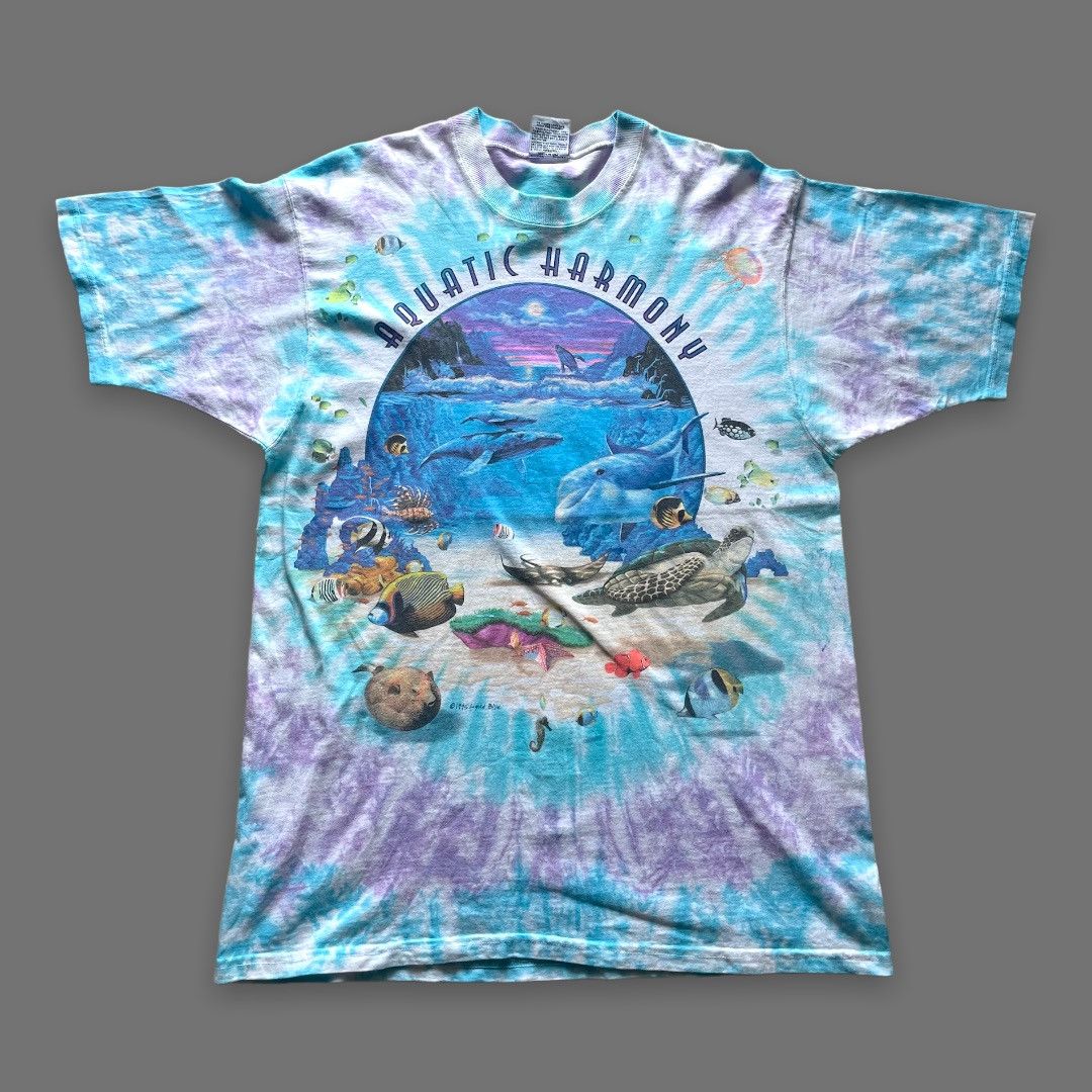 Hype × Liquid Blue × Vintage Liquid Blue 1995 Aquatic Harmony vintage ...