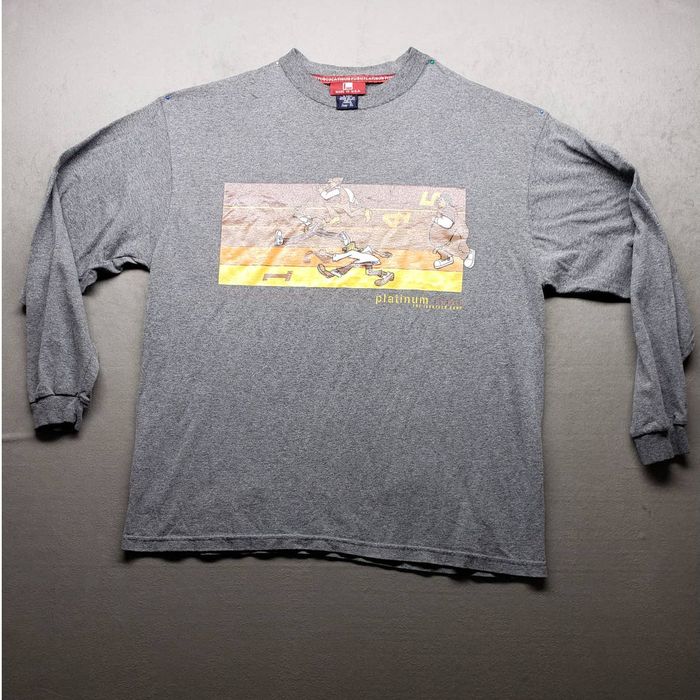 Fubu Vintage VTG 90s FUBU Platinum Fat Albert Long Sleeve Gray XL | Grailed