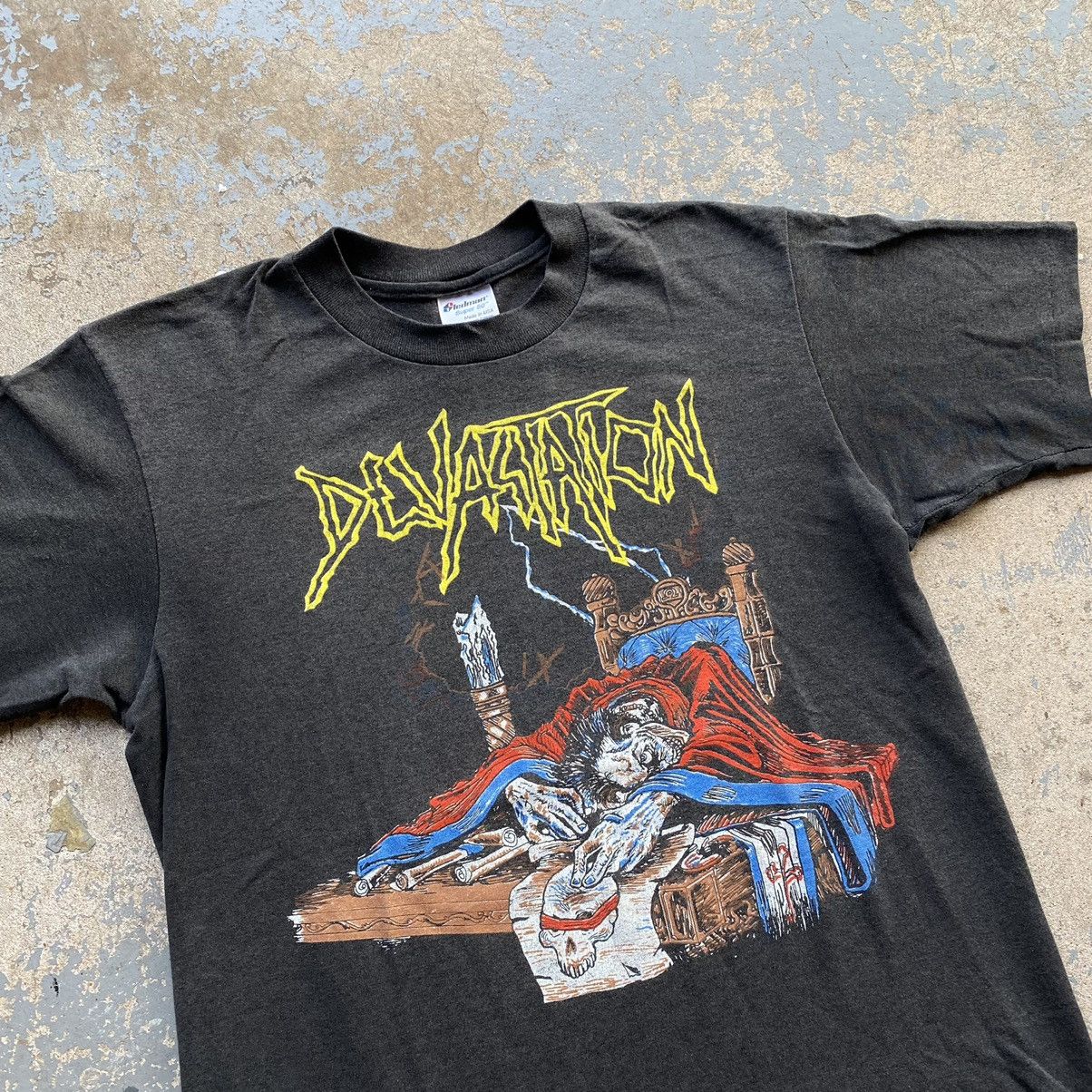 Vintage Vintage Devastation Band Tee | Grailed