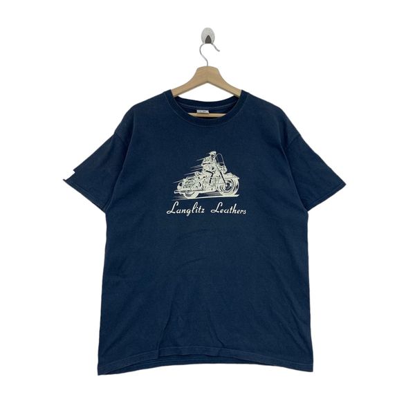 Vintage Rare!! Vintage LANGLITZ LEATHERS small logo spellout men | Grailed