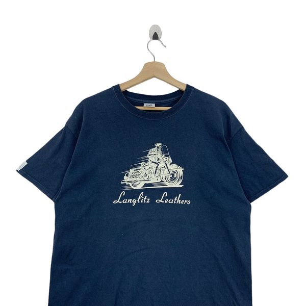 Vintage Rare!! Vintage LANGLITZ LEATHERS small logo spellout men | Grailed