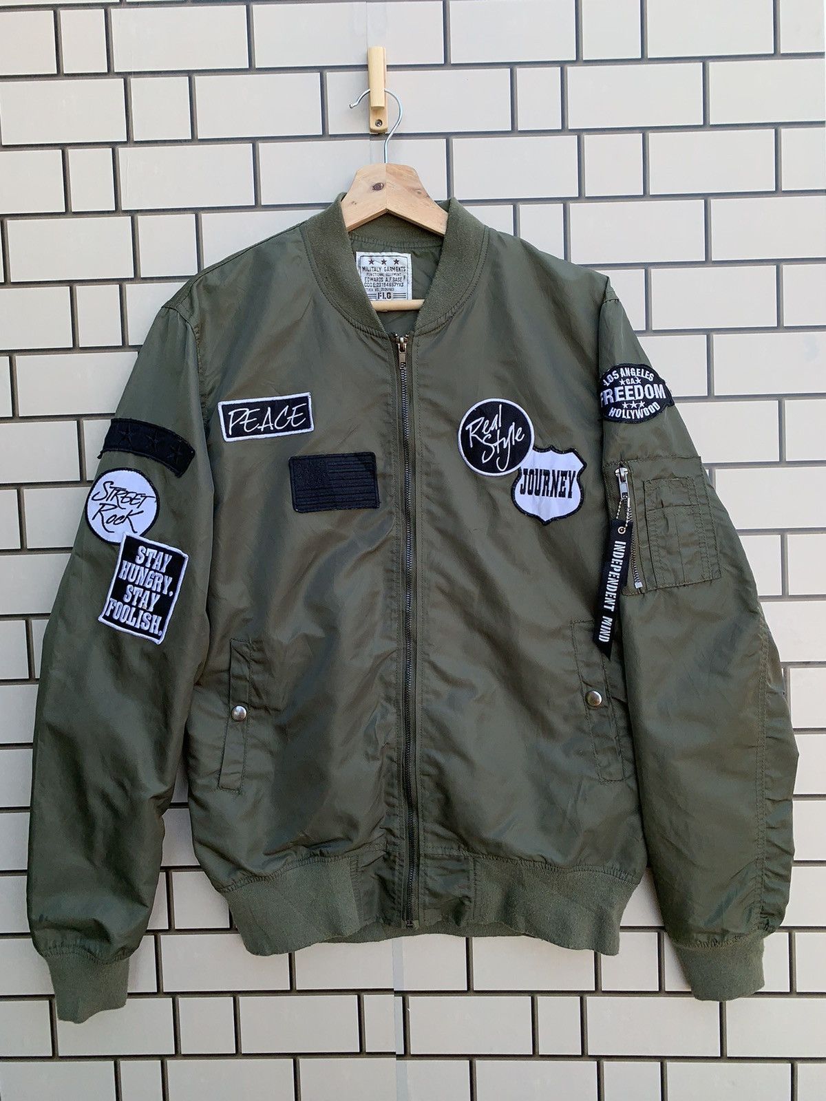 Japanese Brand Japanese Brand Military Garments Bomber Jacket | Grailed