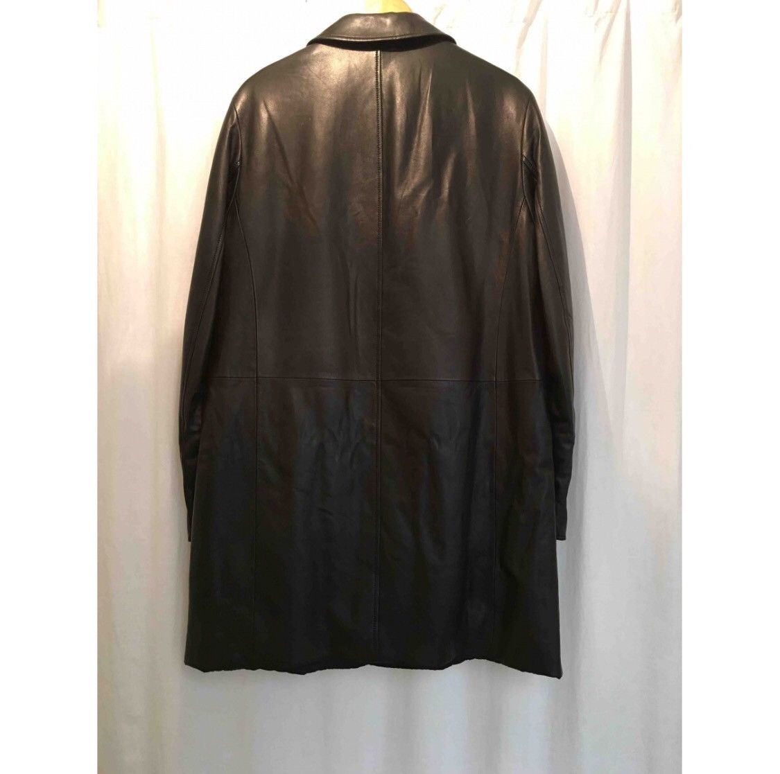 Raf Simons Reversible Quilted Nappa Leather Coat | Grailed