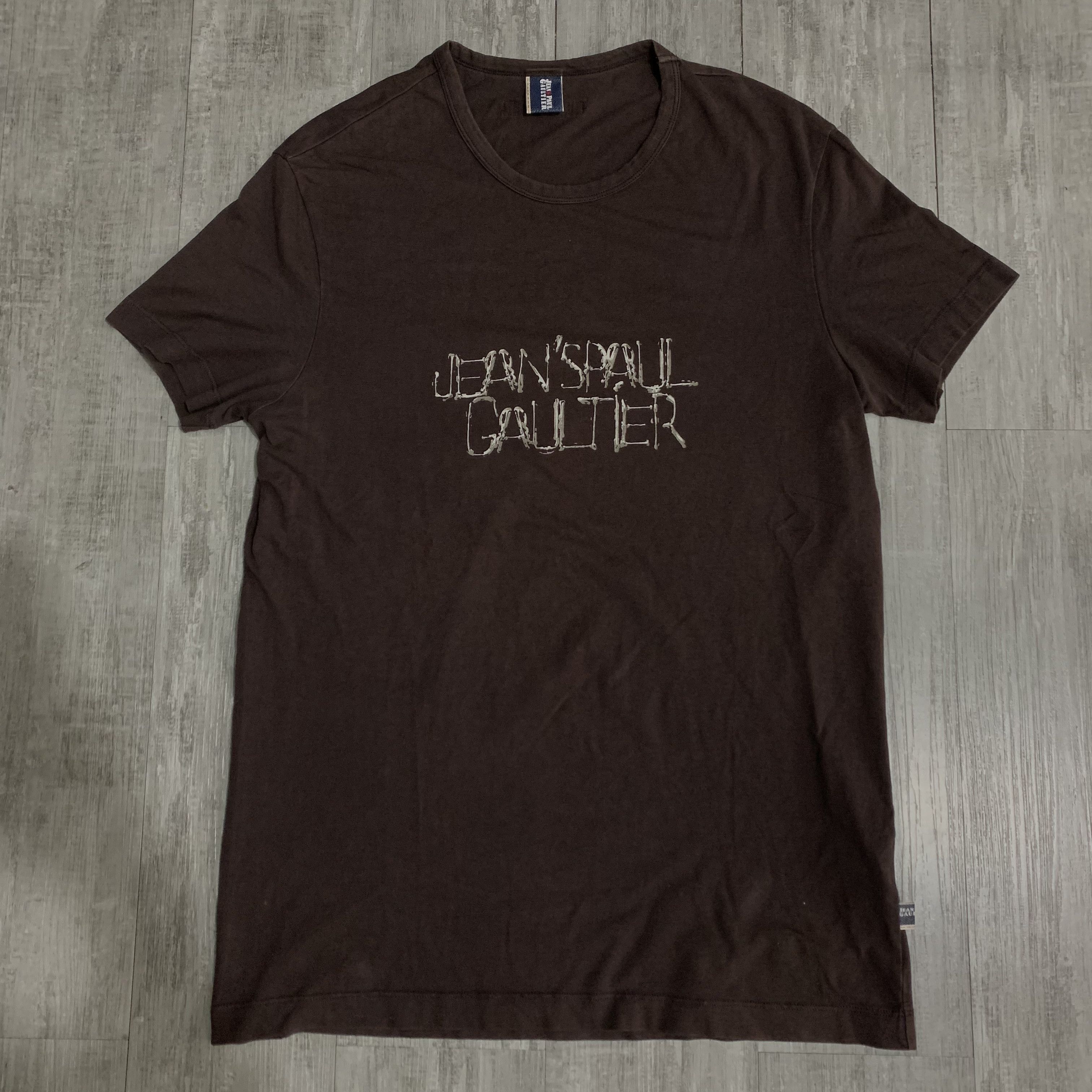 Jean Paul Gaultier Vintage Jean Paul Gaultier Logo Font Tshirt Tee ...