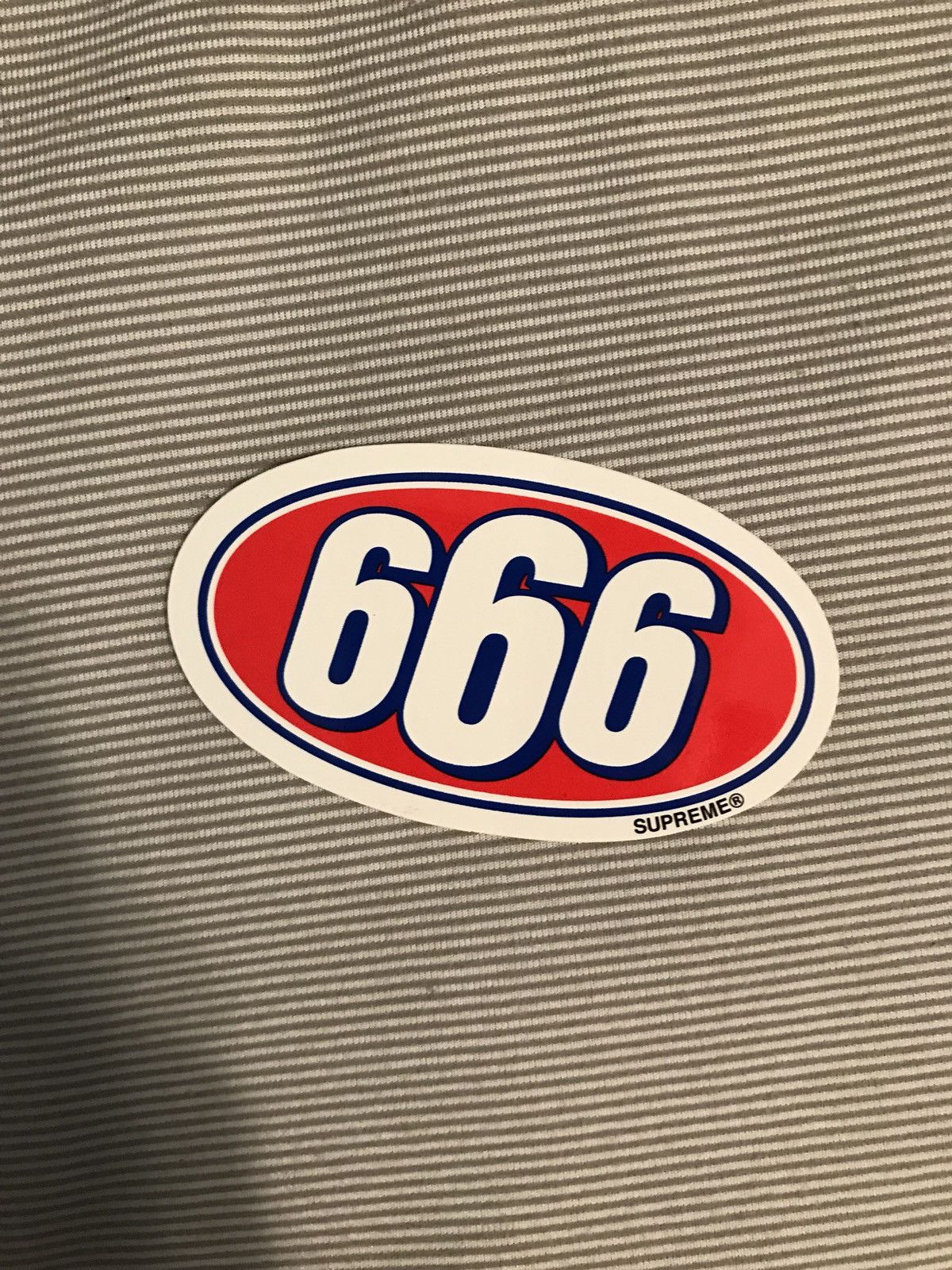 Supreme 666 Sticker | Grailed