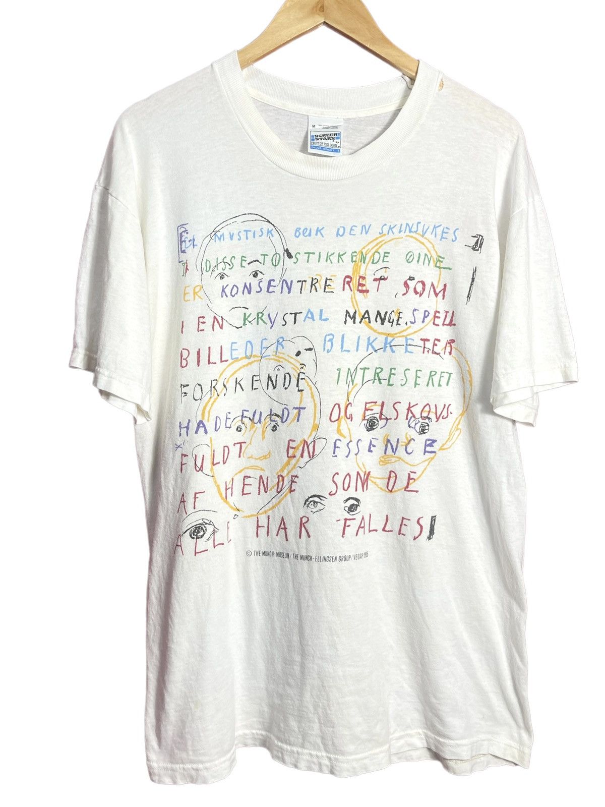 Vintage Vintage 90s Munch Museum Art t-shirt | Grailed