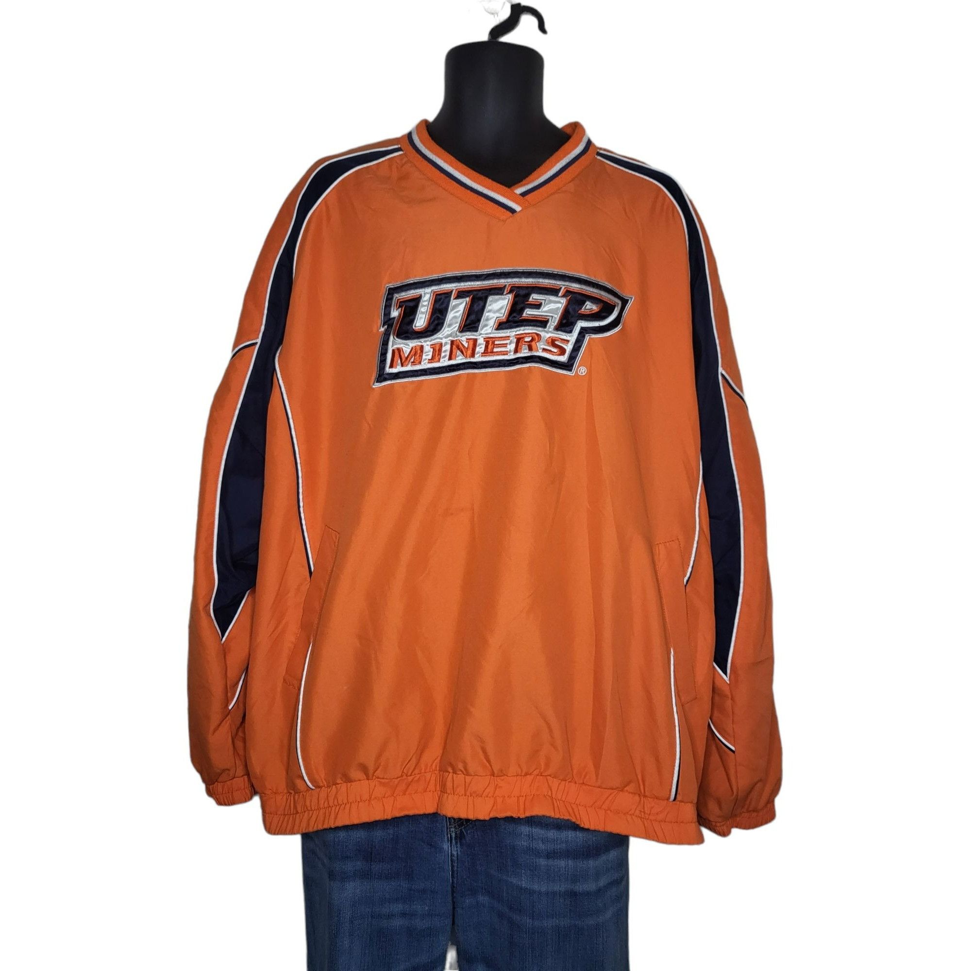 Sportswear 58 Sports Vintage UTEP Miners Sz XL Windbreaker Pullover Men ...