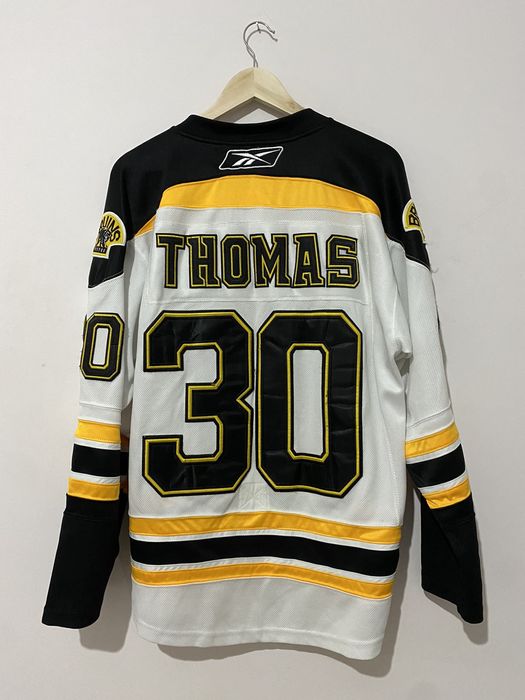 Vintage Boston Bruins Tim Thomas Jersey 90s | Grailed