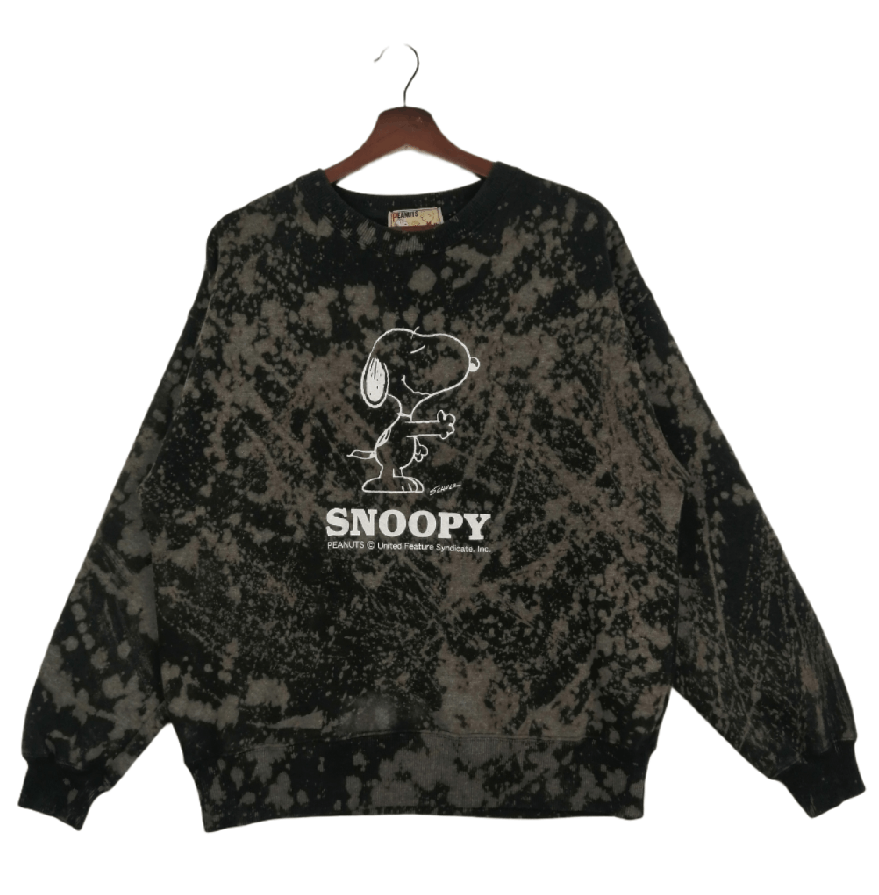 Peanuts × Vintage Vintage Peanut 1950 Snoopy Schusz Bleach Sweatshirt ...