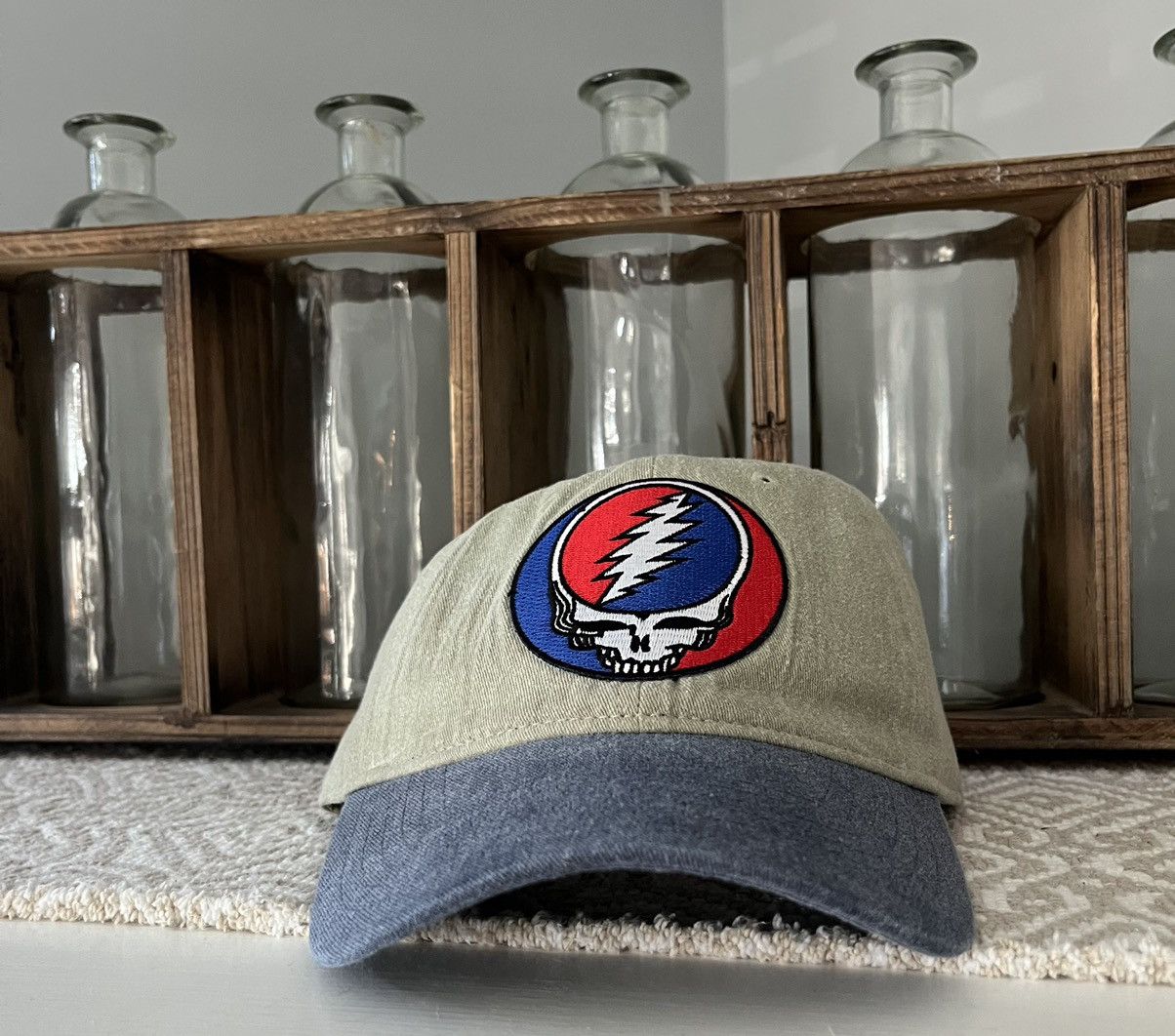 Grateful Dead × Streetwear 💀SALE! Vintage Grateful Dead Stealie Dad Hat ...