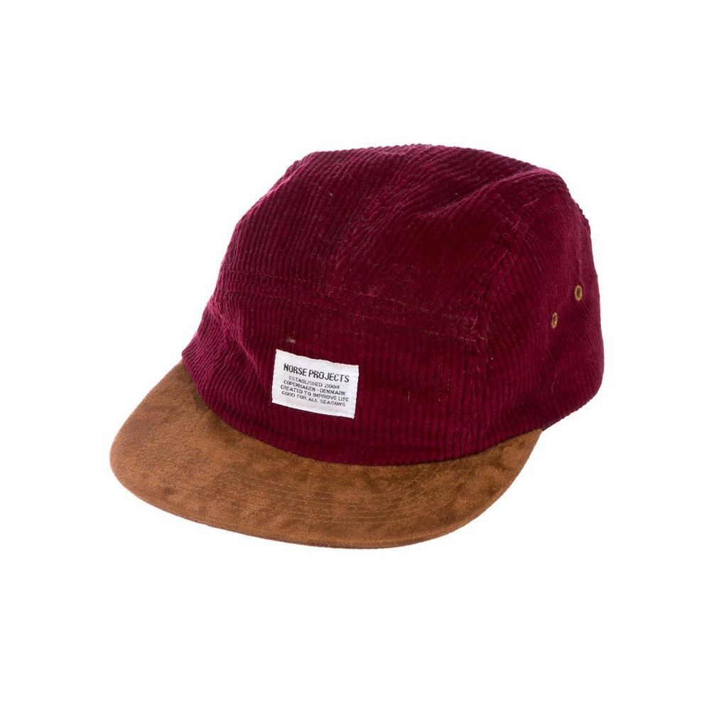 Norse Projects Norse Projects 5 Panel Corduroy Suede Baseball Cap Hat ...