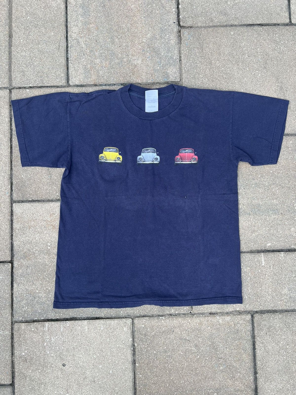 Streetwear × Vintage Vintage Boxy Car Art Tee | Grailed