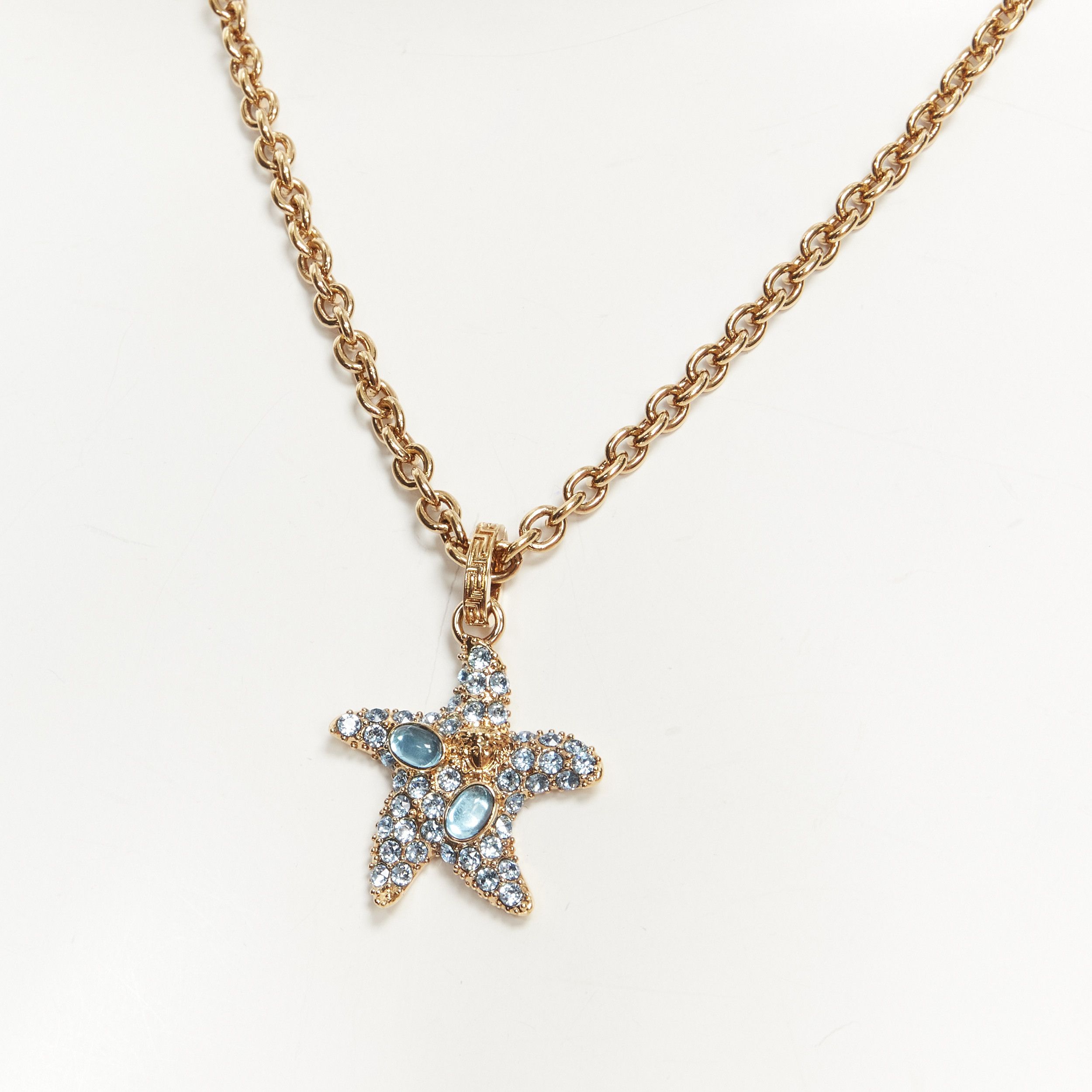 Versace new VERSACE 2021 Tresor De La Mer blue crystal starfish Medusa ...