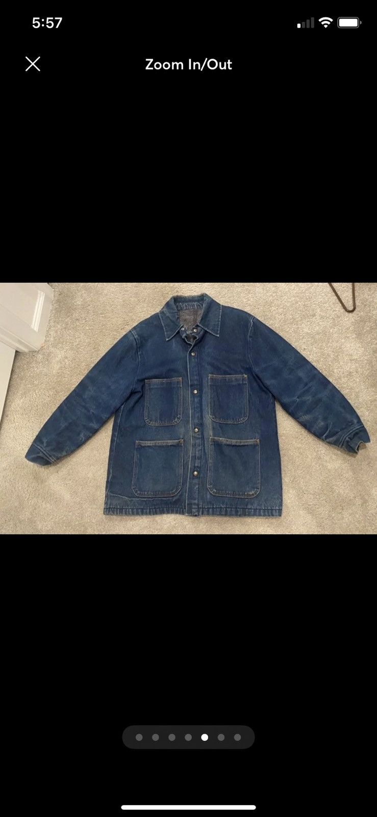 Vintage 1980's JAIL WORN Jean jacket FLANNEL INSIDE 4 big pockets | Grailed