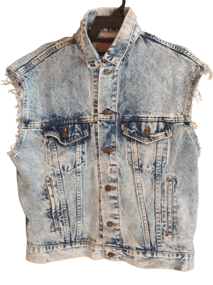 Denim Jacket × Levi's × Vintage Vintage Levi's 80's 70507 Rockers acid ...