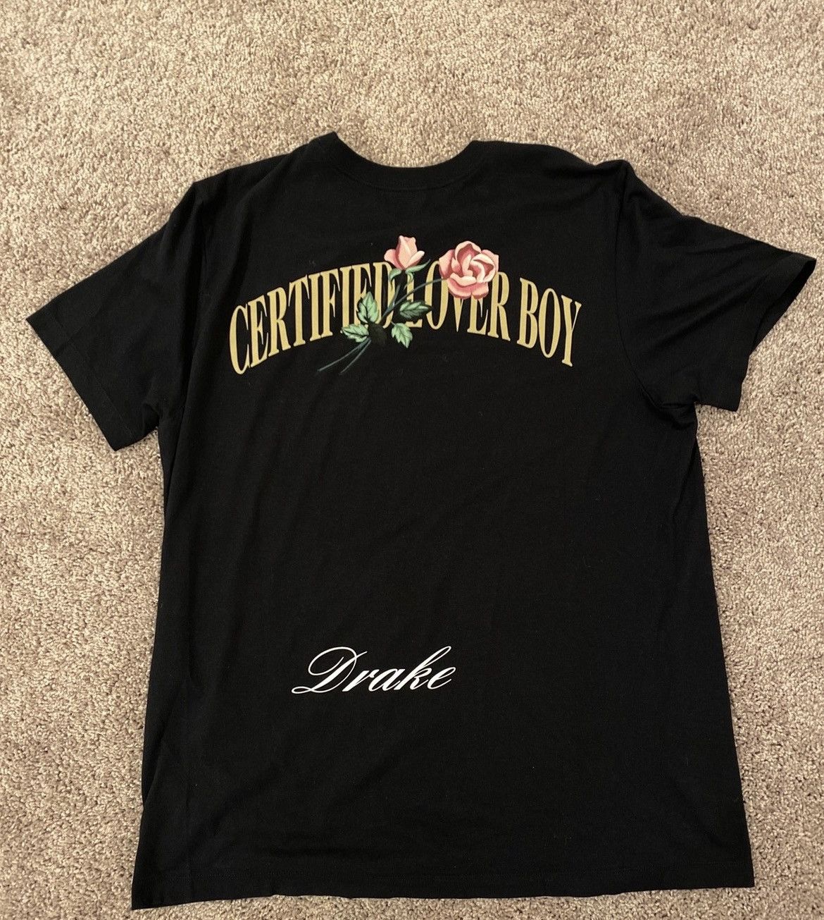 Nike Nike x Drake Certified Lover Boy Rose T-Shirt | Grailed