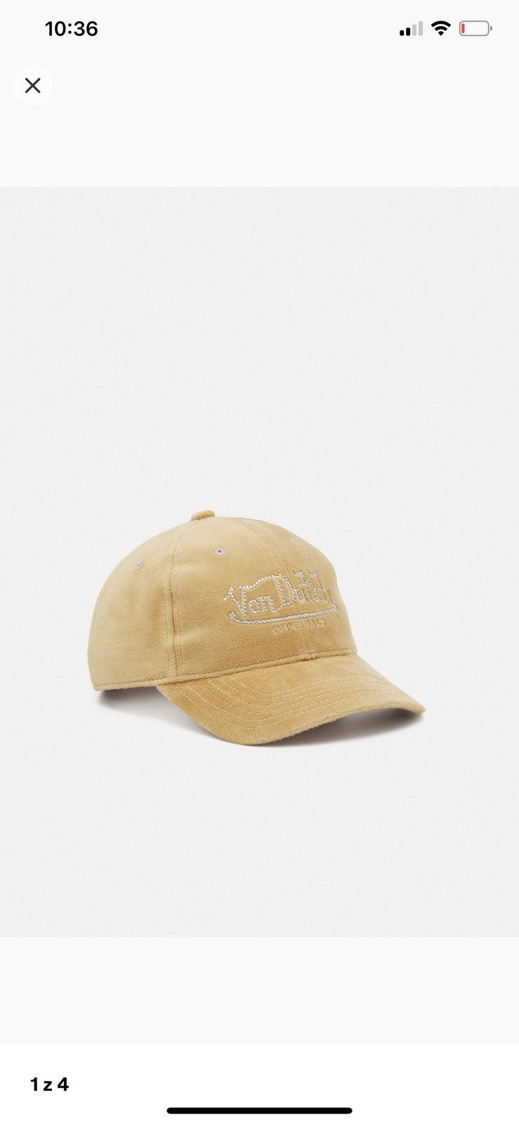 Brand × Luxury × Von Dutch Von Dutch Cristal Drip Drill Shining Cap ...