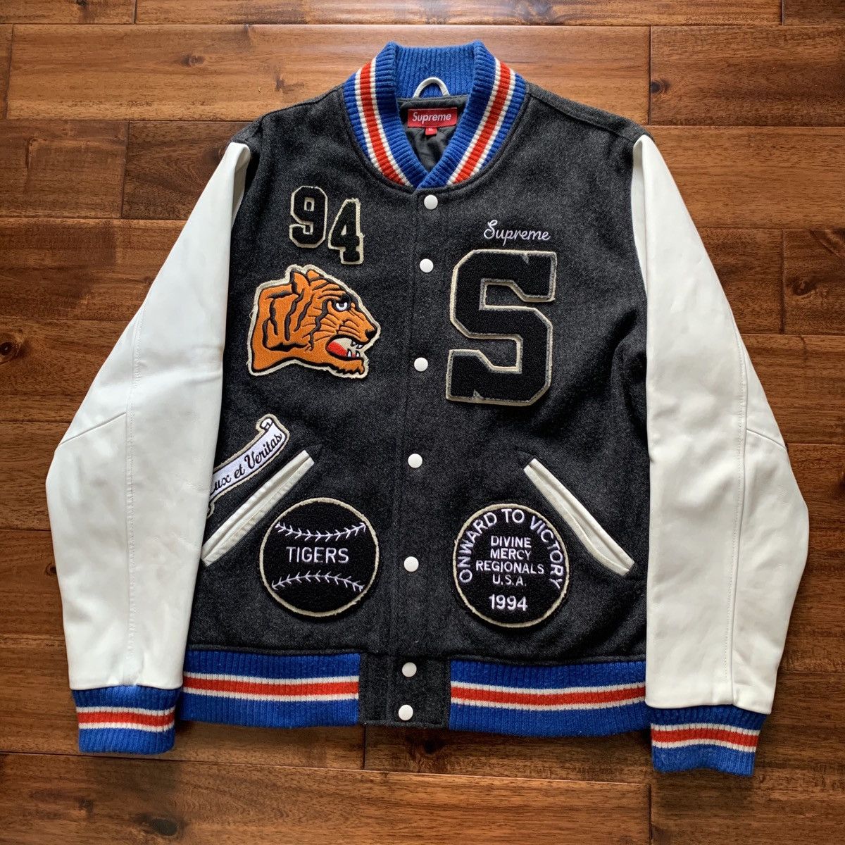 Supreme Tiger Varsity Jacket | Grailed