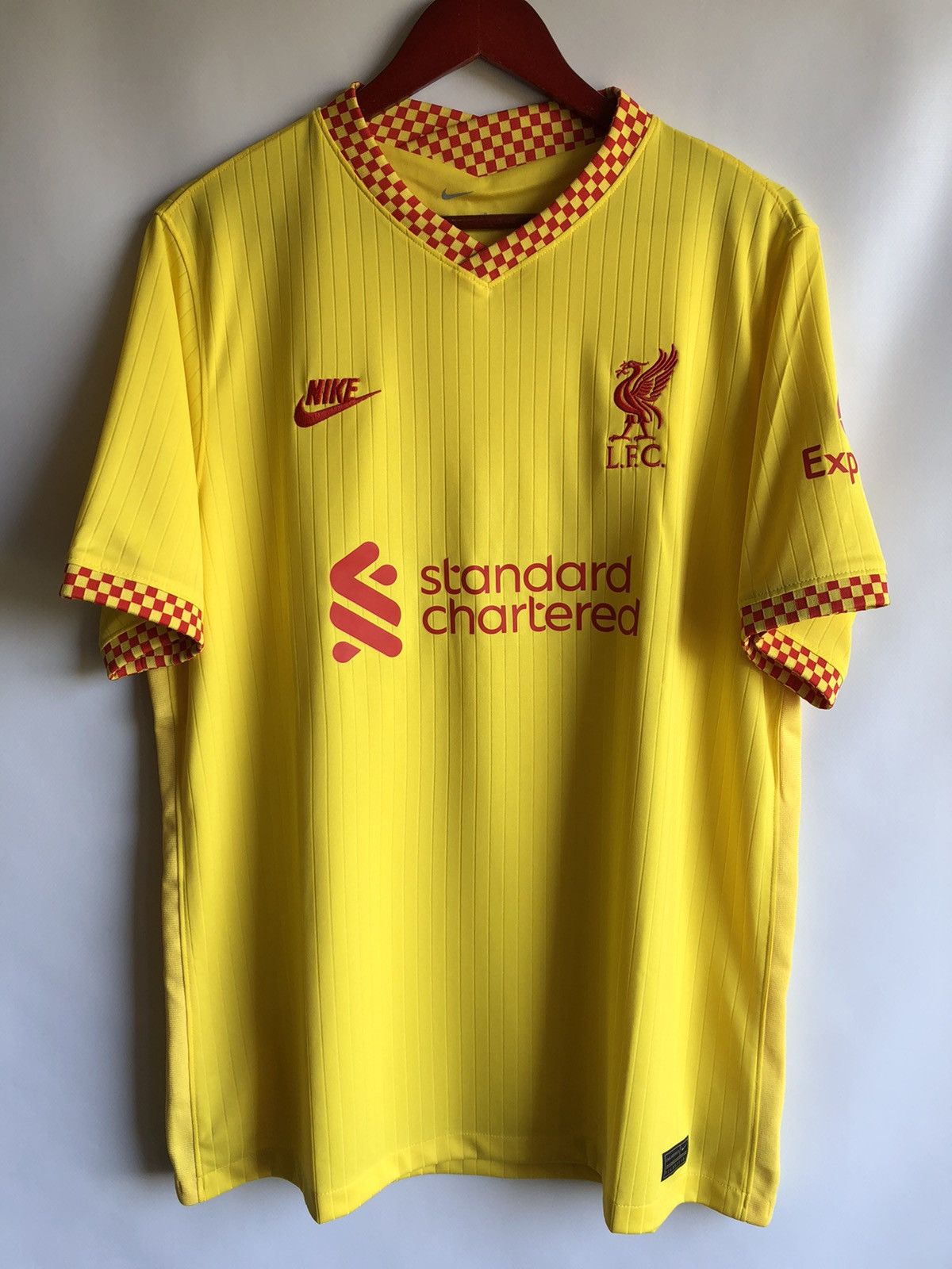 Nike Nike Liverpool FC 2021 2022 Yellow Third Jersey Shirt | Grailed
